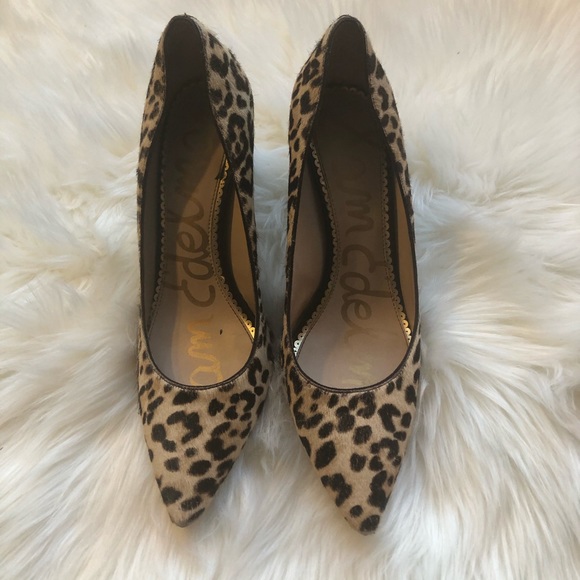Sam Edelman | Shoes | Sam Edelman Margie Leopard Pumps 8 | Poshmark